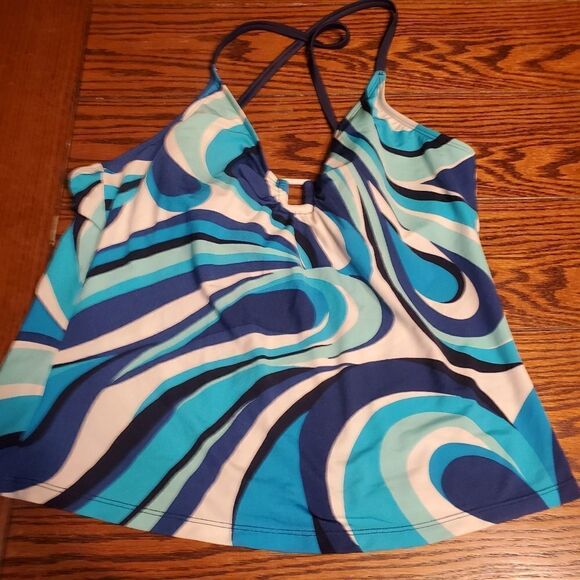 Speedo | Swim | Speedo Tankinibluewhite Swim Topsz4 | Poshmark